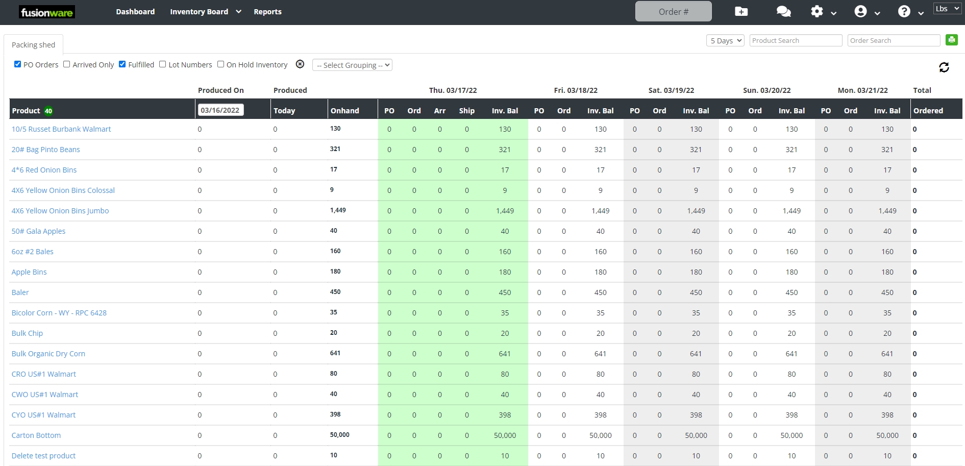 Production :: Fusionware Support