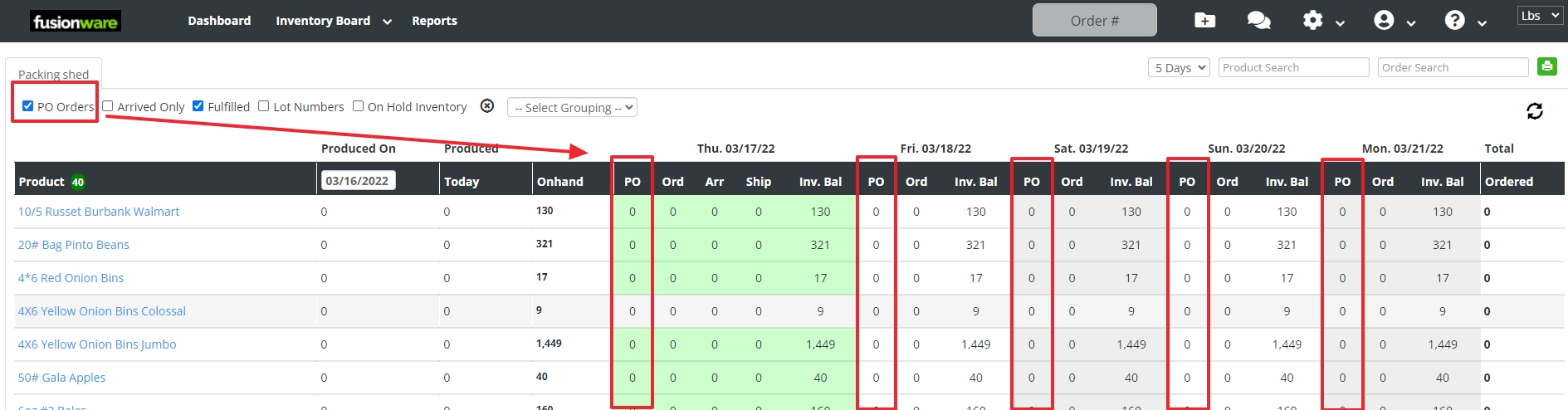 Production :: Fusionware Support