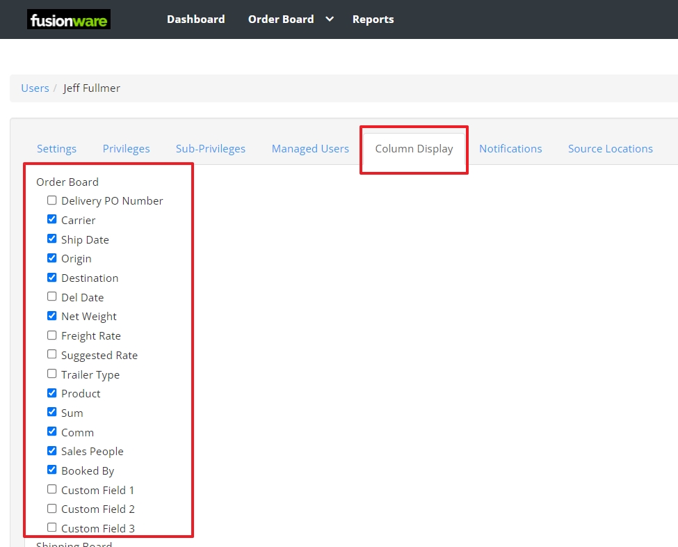 Transactions :: Fusionware Support
