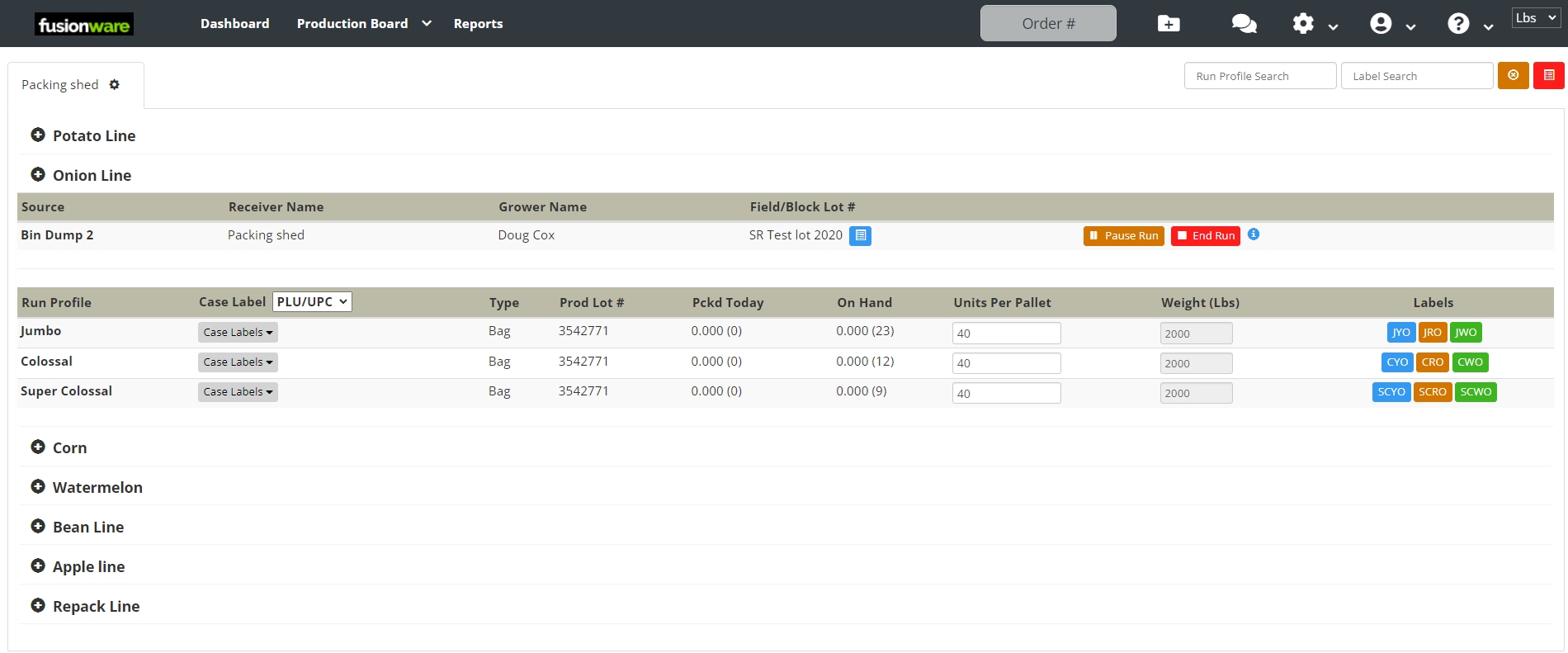 Production :: Fusionware Support