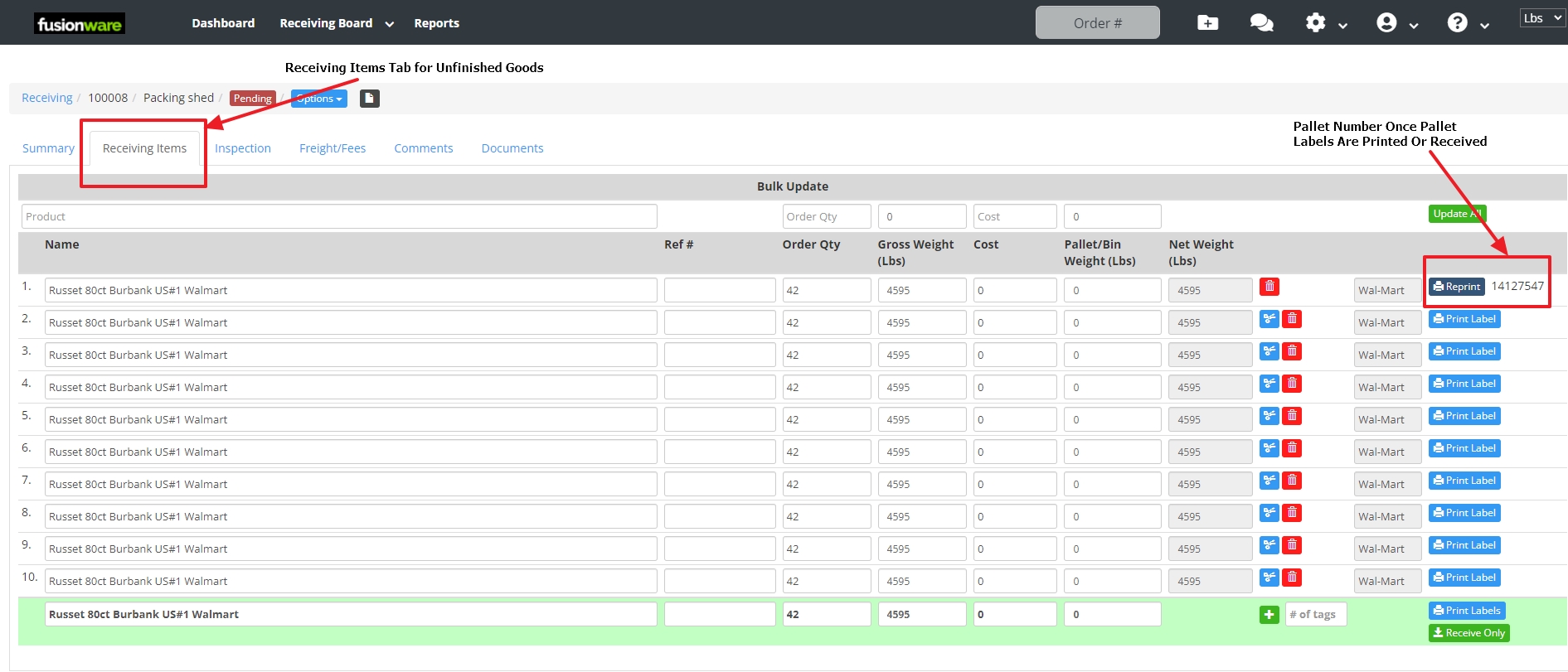 Transactions :: Fusionware Support