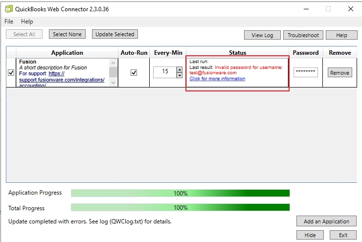Accounting Software :: Fusionware Support